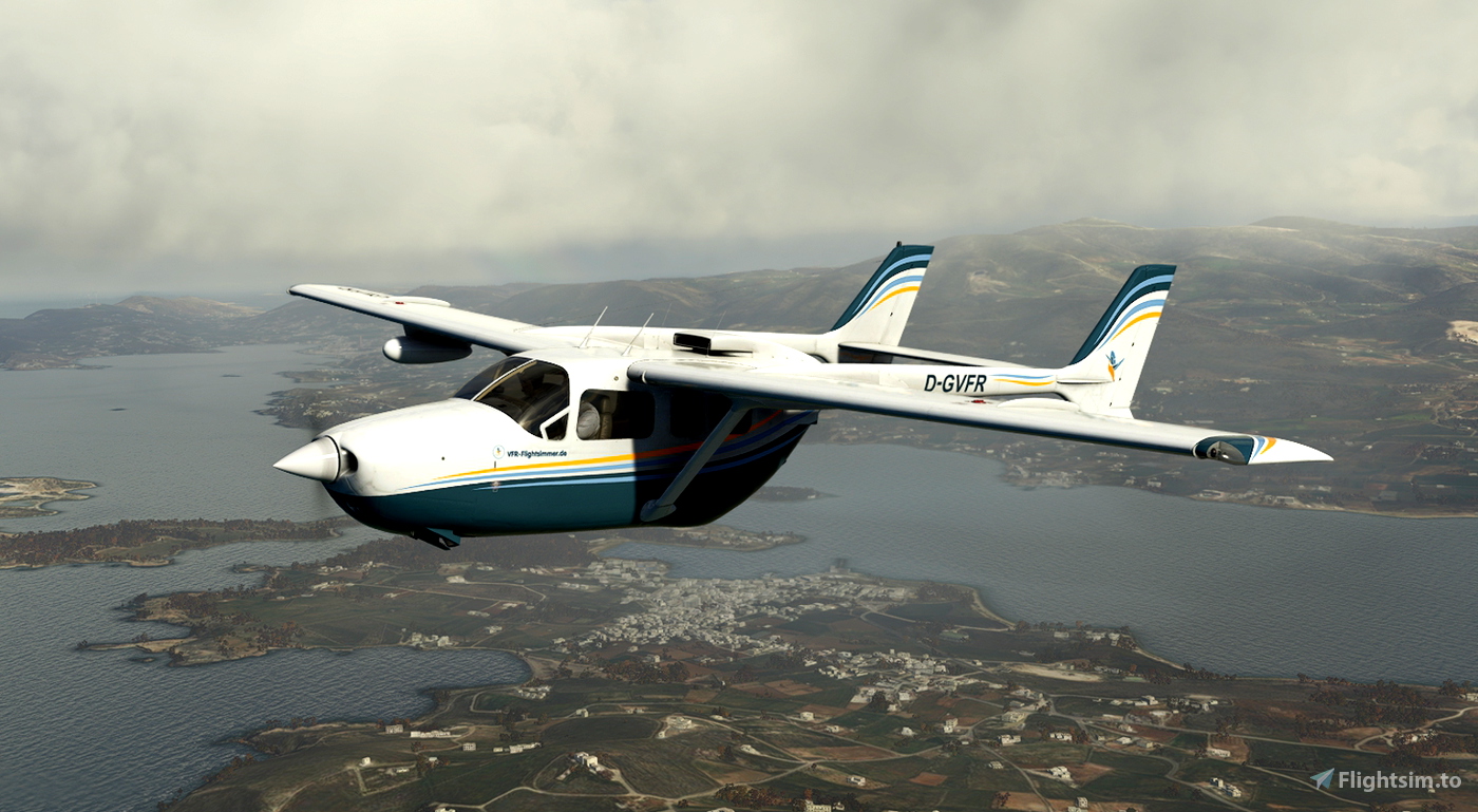 Cessna C337 D-GVFR VFR-Flightsimmmer.de 对于 Microsoft Flight Simulator ...