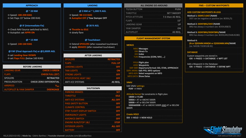 Cessna Citation CJ4 - Checklists & Procedures pour Microsoft Flight ...