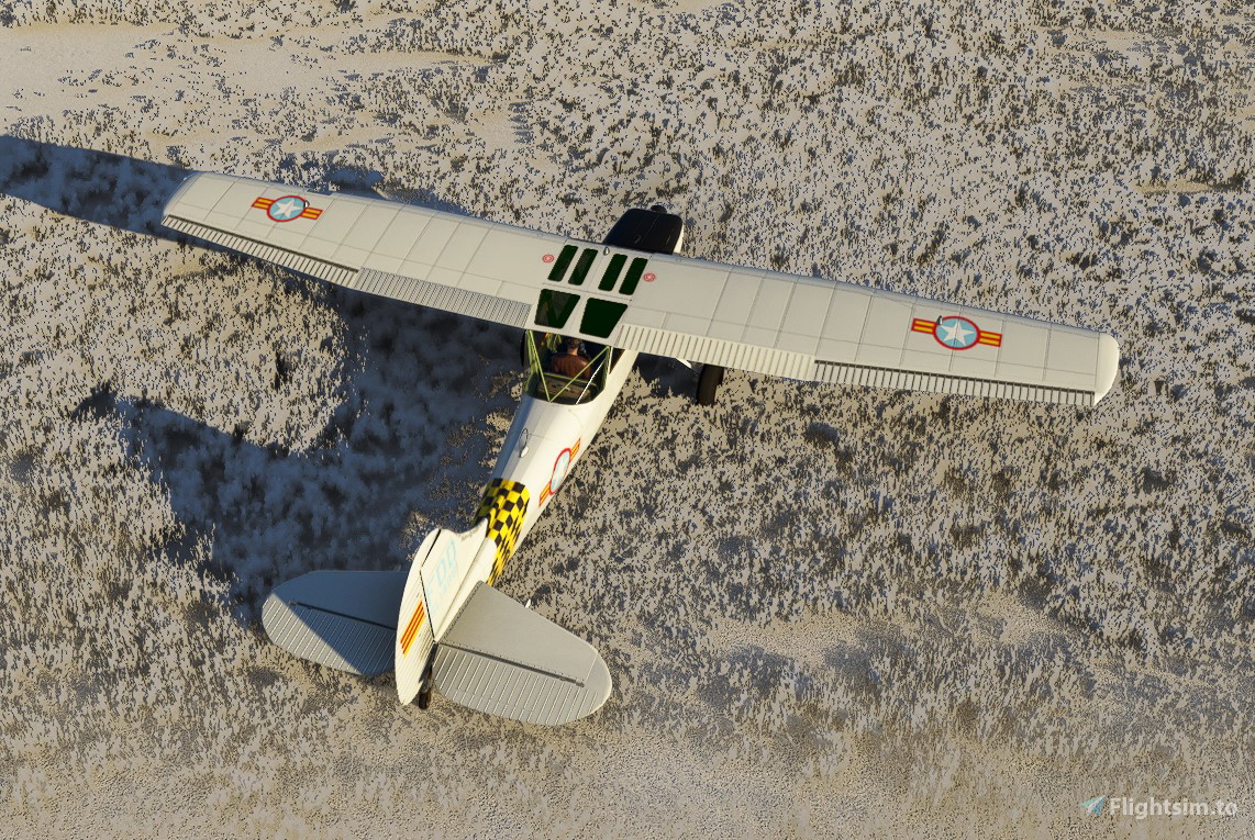 Cessna L19 Bird Dog SVAF livery with tundra / bush wheels for Microsoft ...