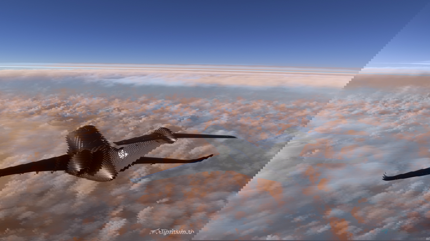 Cessna Longitude Black Stripe Livery for Microsoft Flight Simulator | MSFS