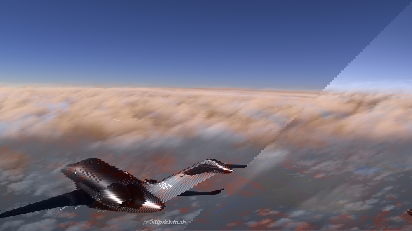 Cessna Longitude Black Stripe Livery for Microsoft Flight Simulator | MSFS