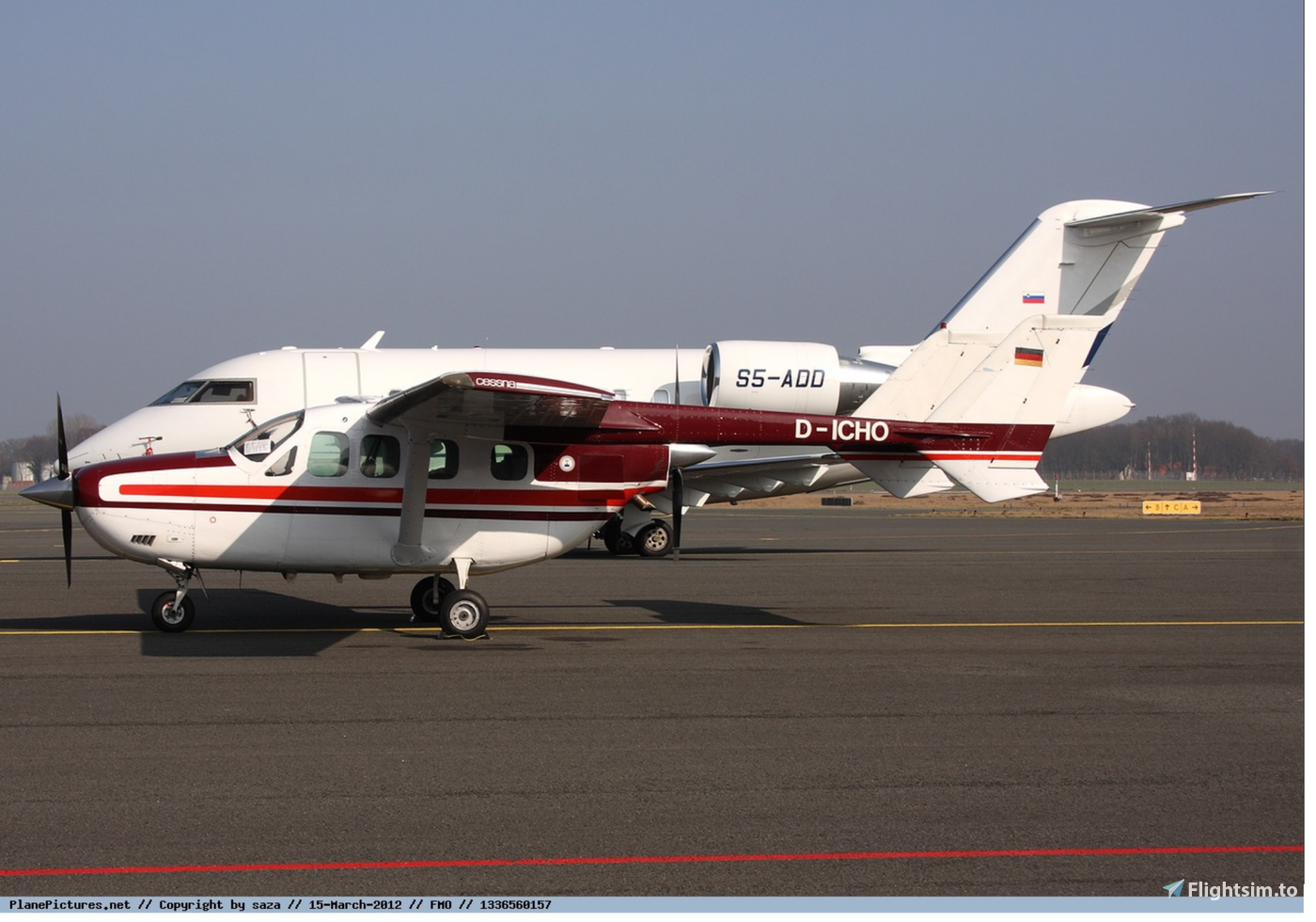 Cessna P337H Skymaster II with German registration D-ICHO. for ...