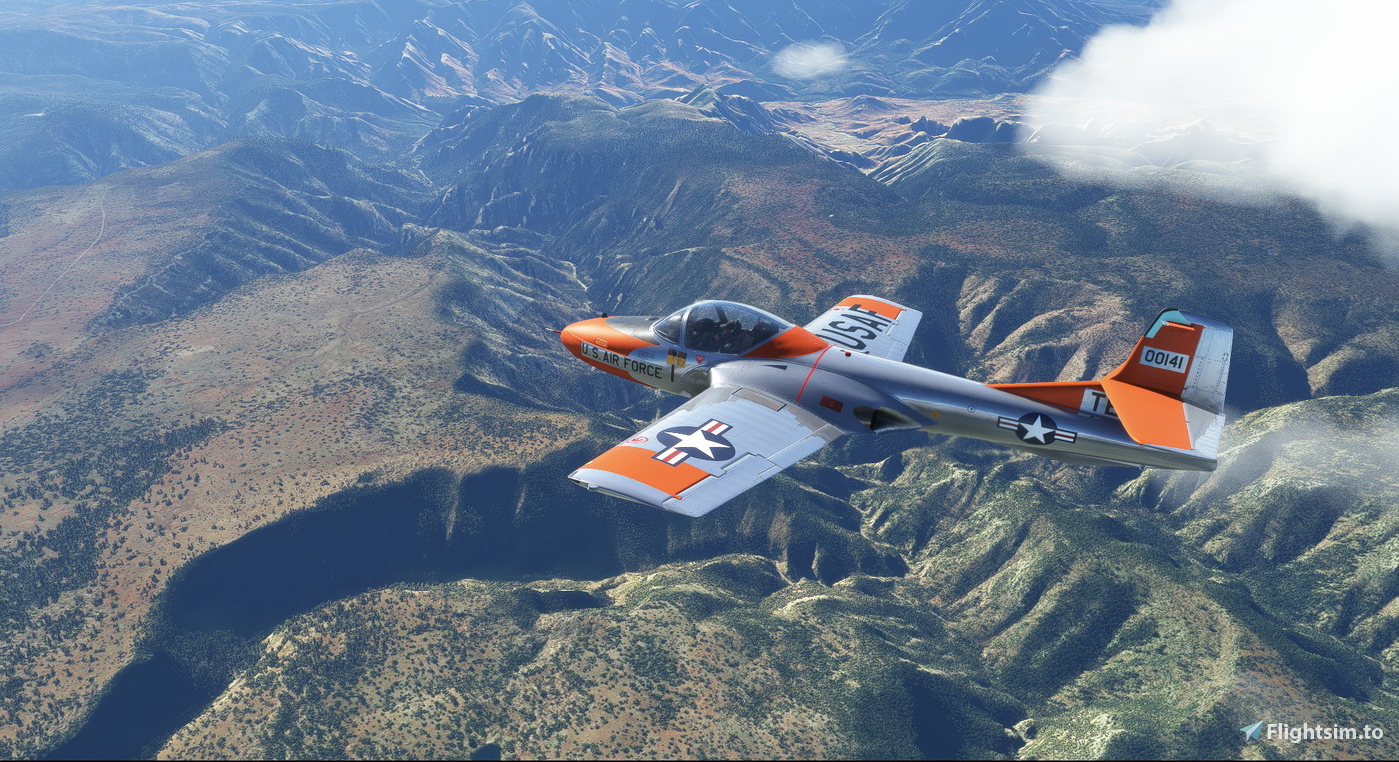 Cessna T-37B Tweet USAF 60-0141 for Microsoft Flight Simulator | MSFS