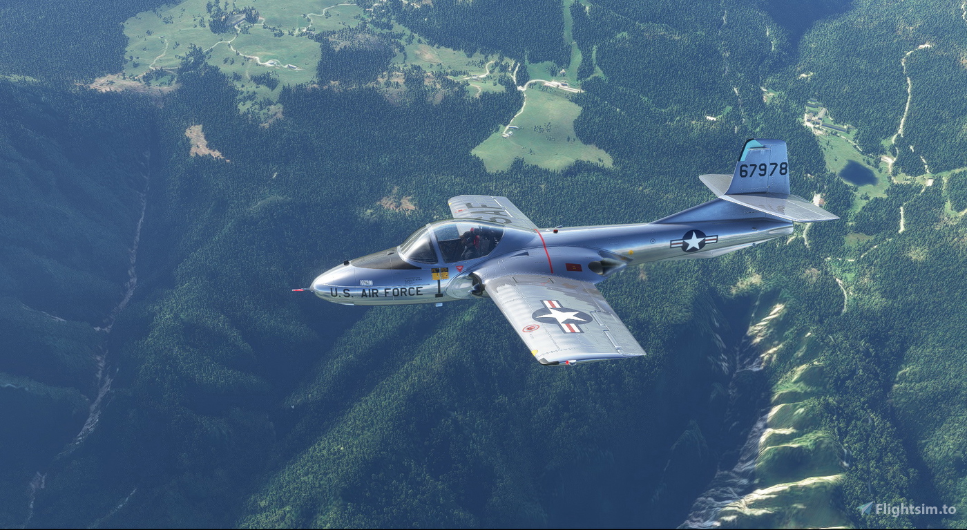 Cessna T-37B Tweet USAF 66-7978 for Microsoft Flight Simulator | MSFS