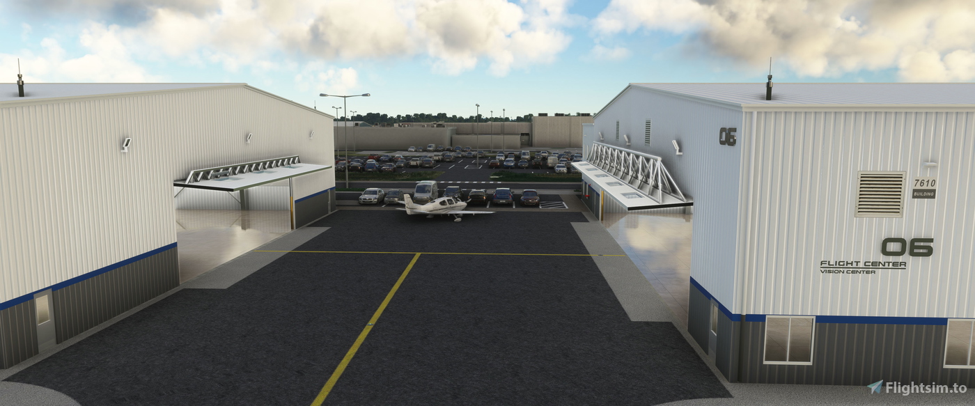 Cirrus Aircraft Vision Center at KTYS for Microsoft Flight Simulator | MSFS