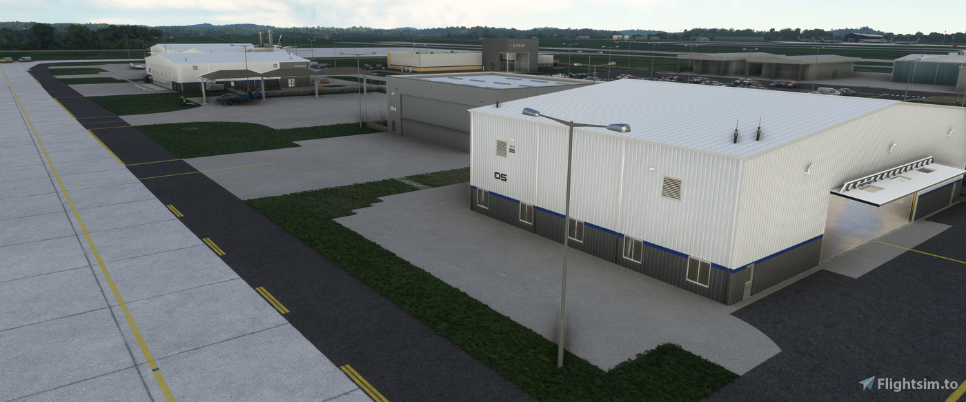 Cirrus Aircraft Vision Center at KTYS for Microsoft Flight Simulator | MSFS