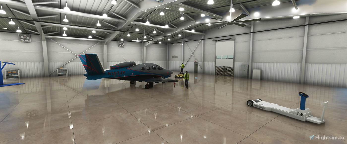 Cirrus Aircraft Vision Center at KTYS for Microsoft Flight Simulator | MSFS