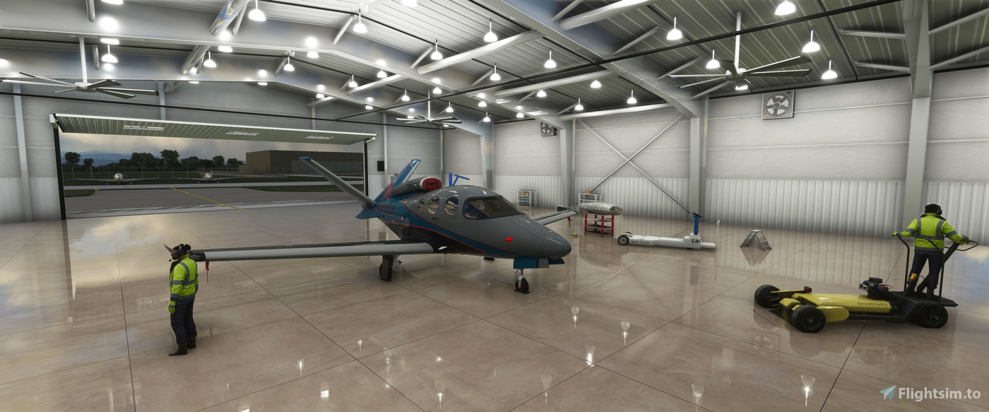 Cirrus Aircraft Vision Center at KTYS for Microsoft Flight Simulator | MSFS