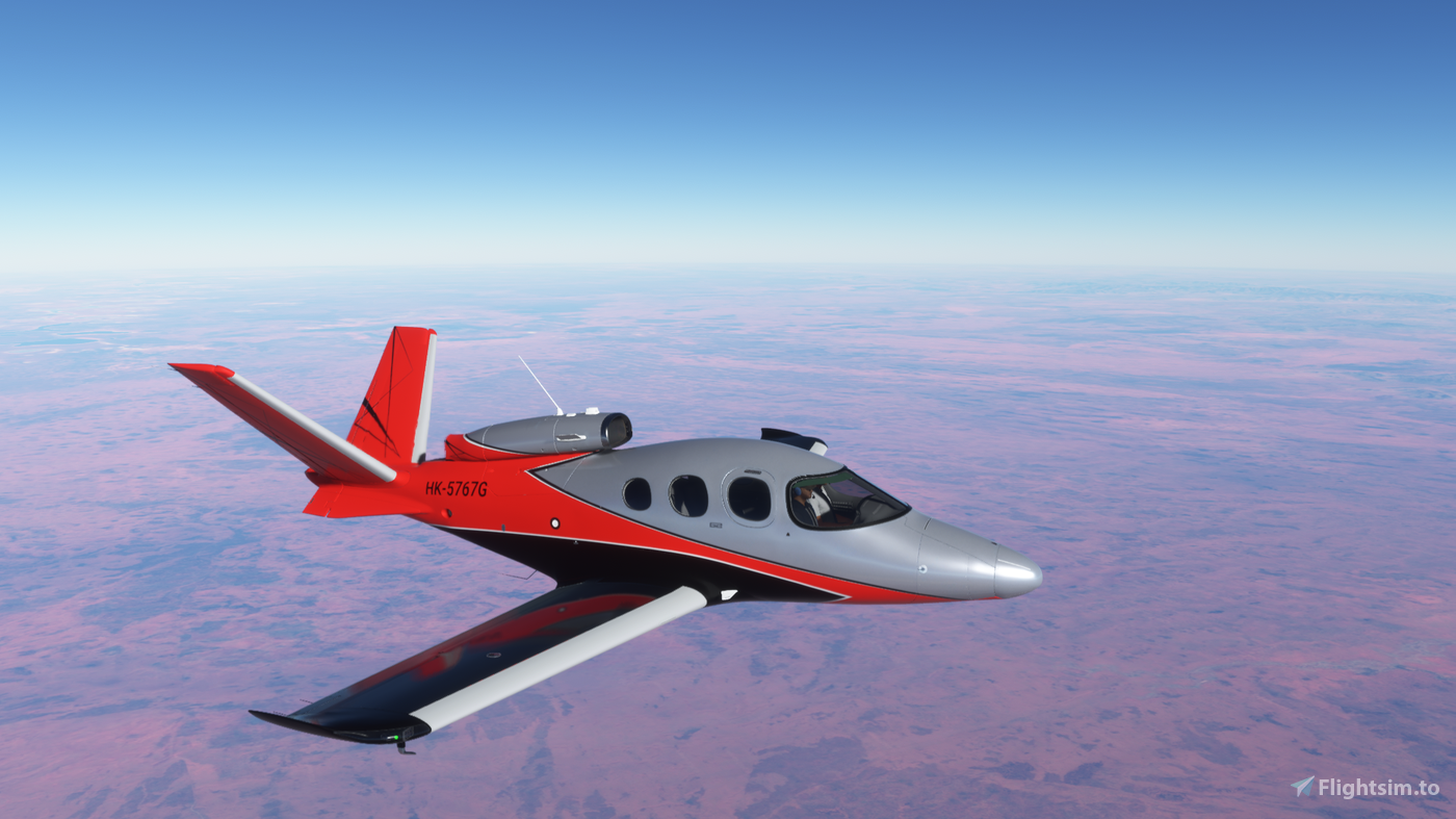 Cirrus SF50 Vision Jet G2 3 colors pack pour Microsoft Flight Simulator ...