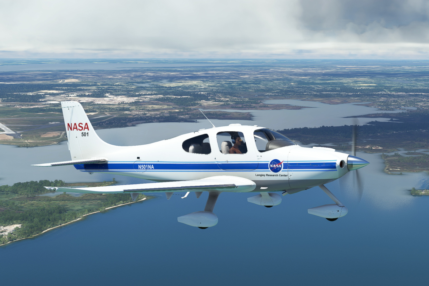 Cirrus SR22 NASA Langley Research Center livery for Microsoft Flight ...