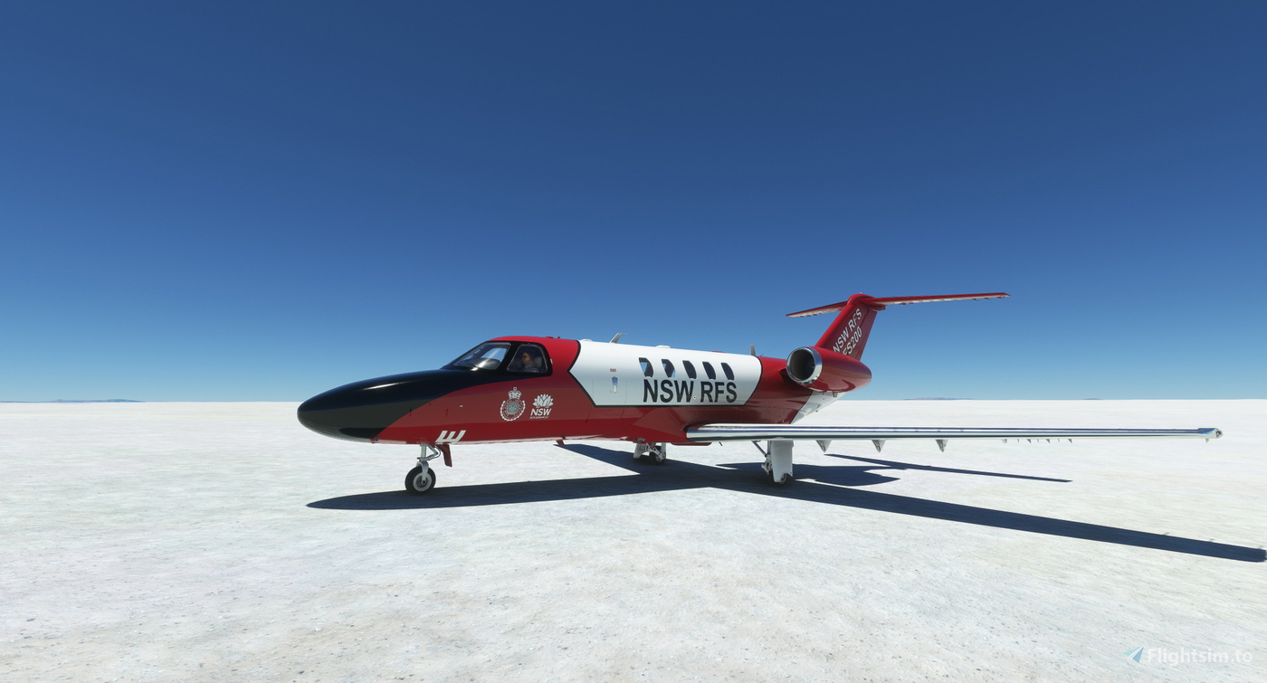 Citation CJ4 NSW RFS FireScan 200 for Microsoft Flight Simulator | MSFS