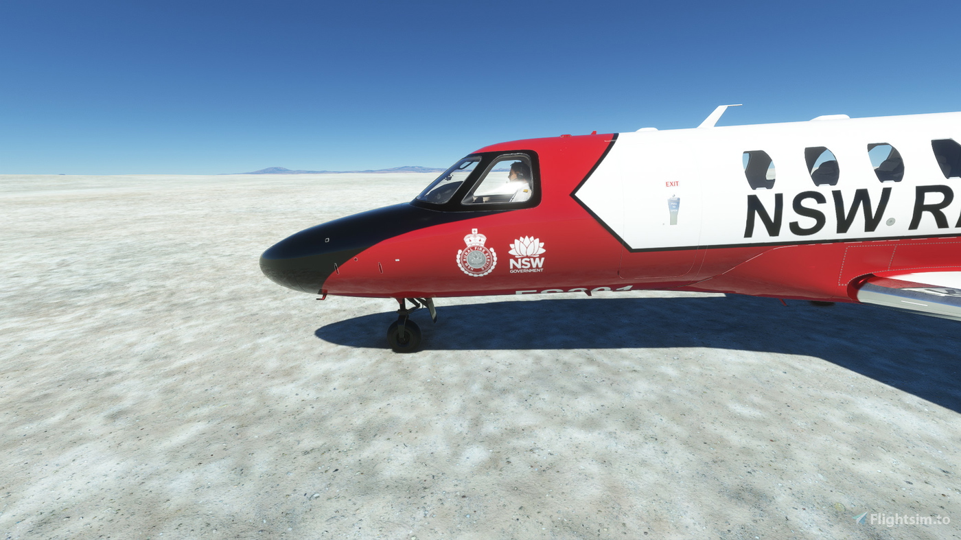 Citation CJ4 NSW RFS FireScan 201 for Microsoft Flight Simulator | MSFS