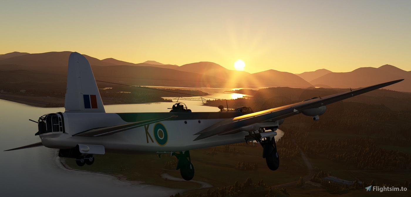 Coastal Command livery for Virtavia Short Stirling for Microsoft Flight ...