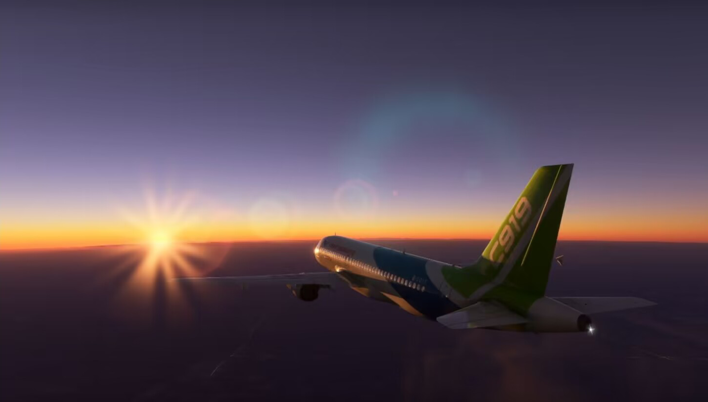 COMAC C919(B-001F) [Fenix A320] for Microsoft Flight Simulator | MSFS