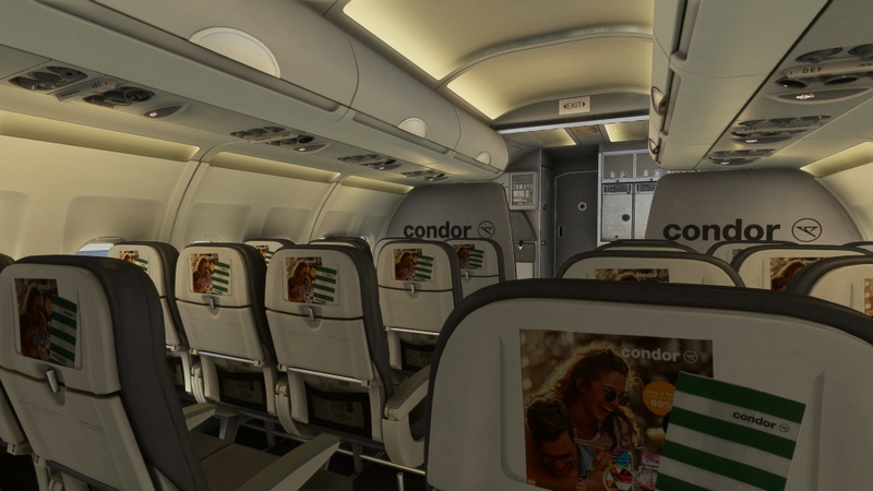 Condor Fictional Rainbow Livery | 8K | Cabin for Microsoft Flight ...