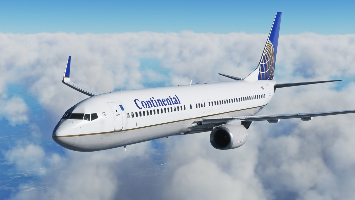 Continental - PMDG 737-900 for Microsoft Flight Simulator | MSFS