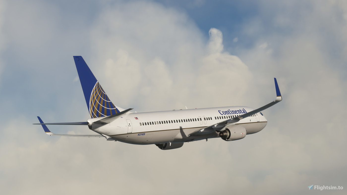 Continental - PMDG 737-900 for Microsoft Flight Simulator | MSFS