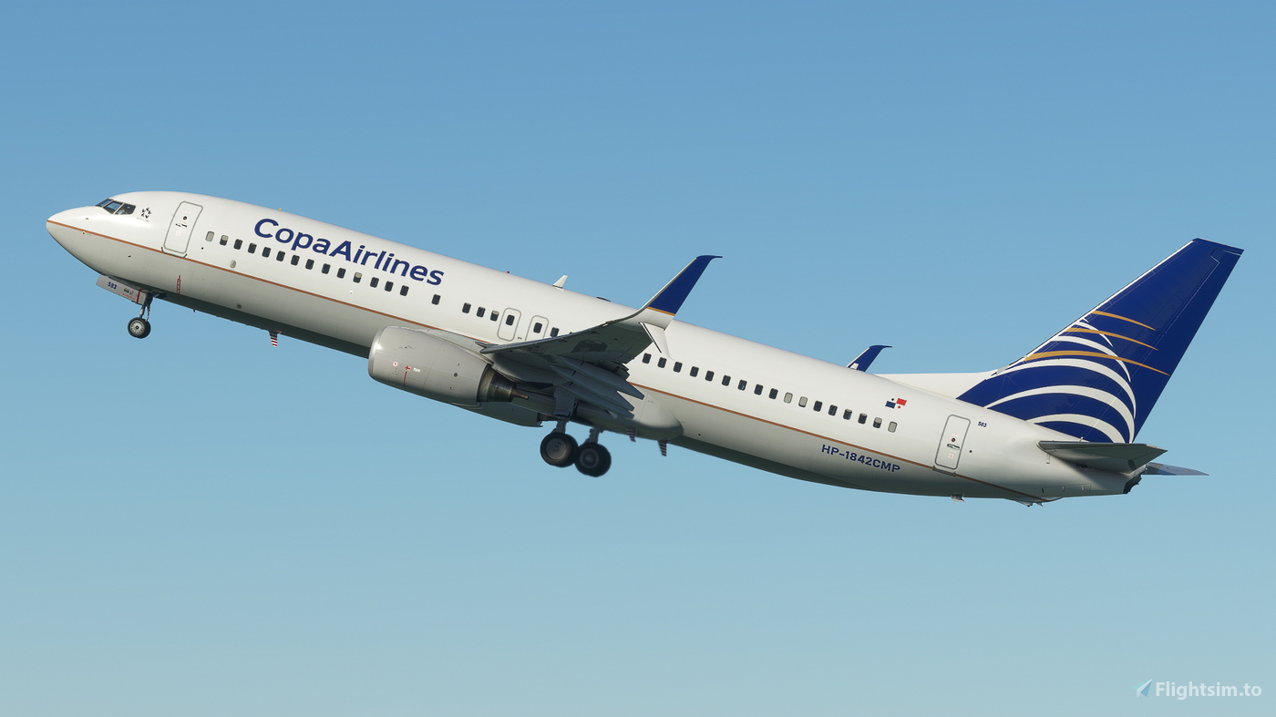 Copa Airlines 737-800 (HP-1842CMP) for Microsoft Flight Simulator | MSFS
