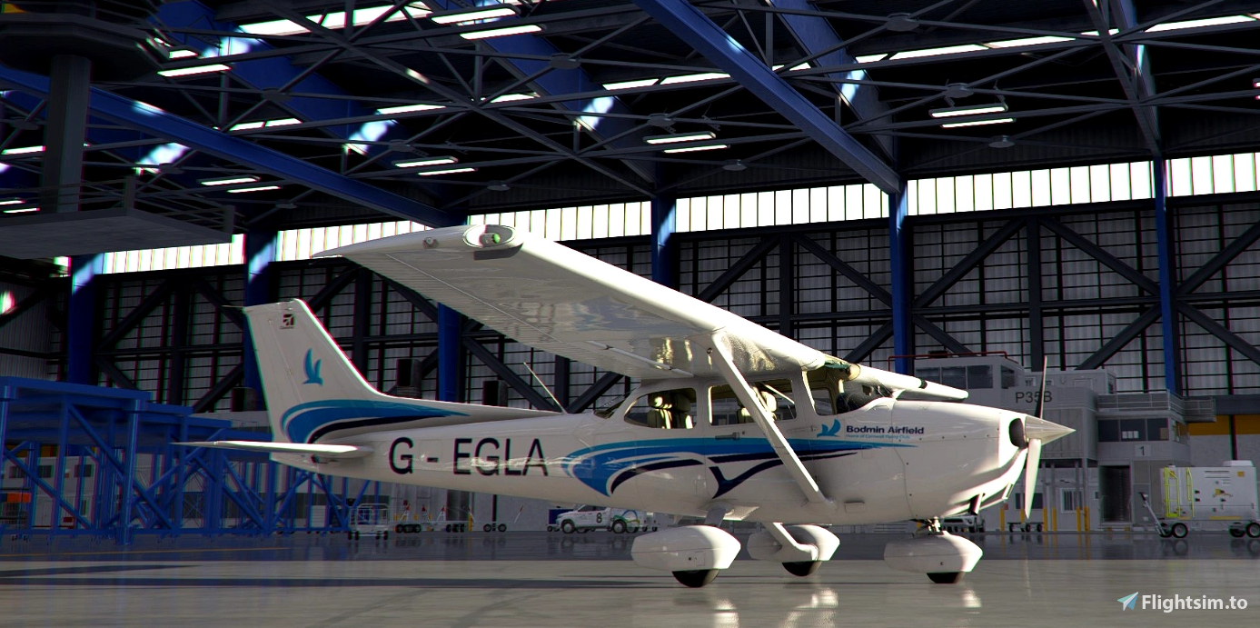 Cornwall Flying Club Livery for WBSIM Version C172 based at Bodmin ...
