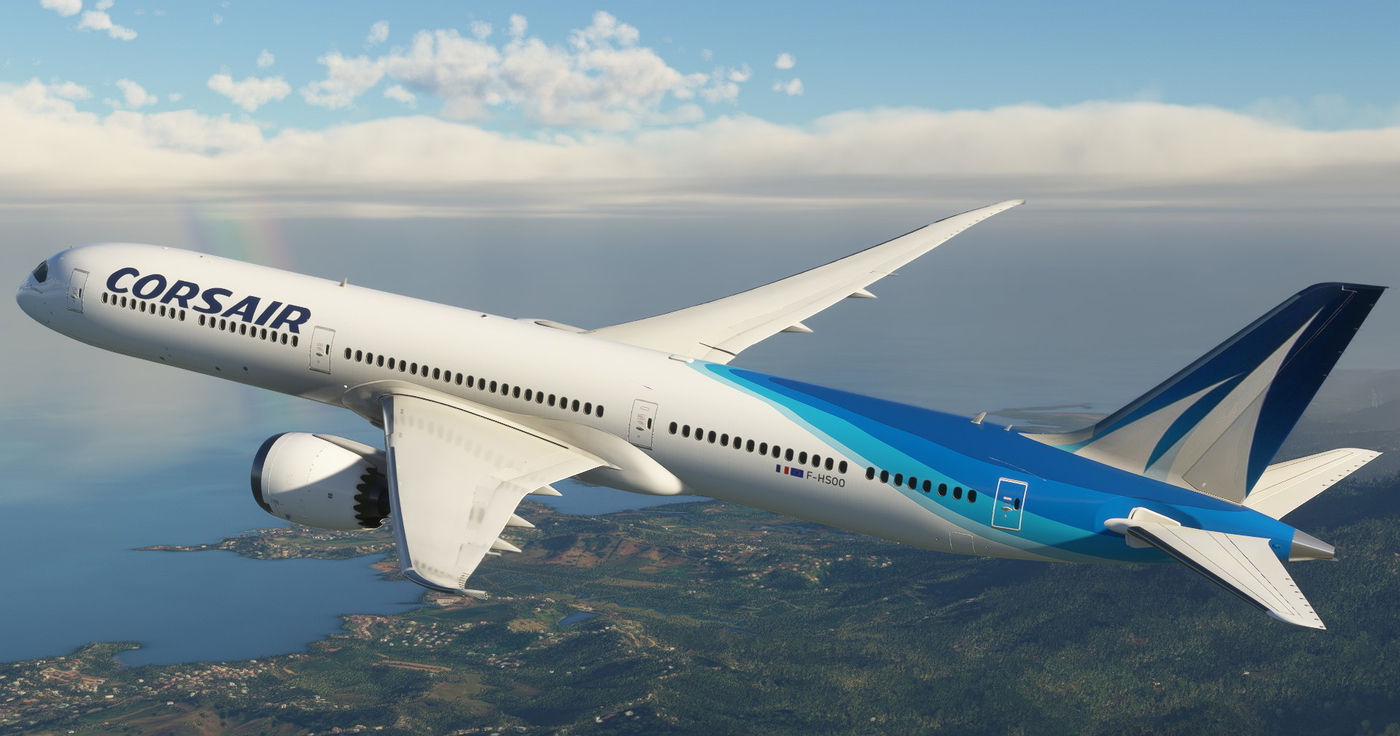 Corsair International Asobo B787-10 for Microsoft Flight Simulator | MSFS