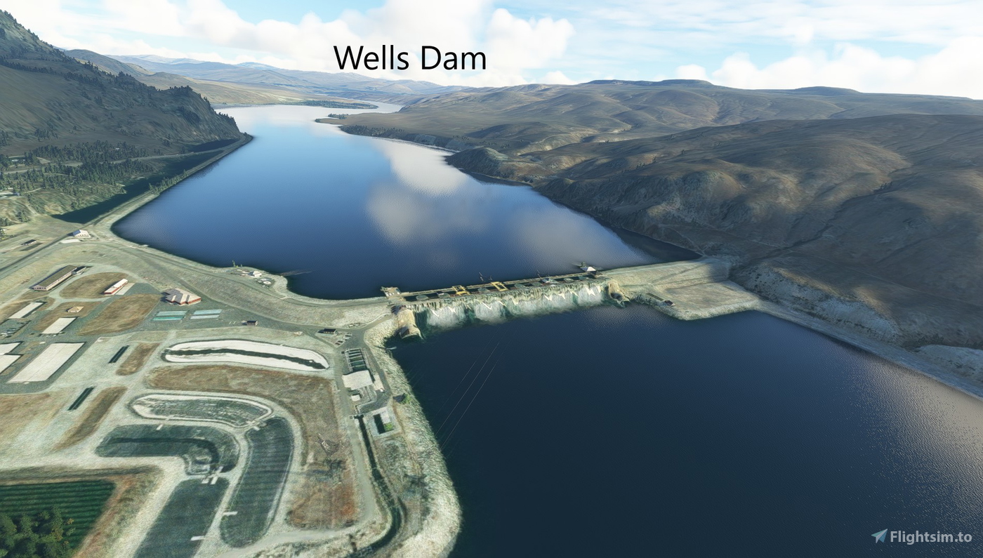 Coulee Dam Tour for Microsoft Flight Simulator | MSFS