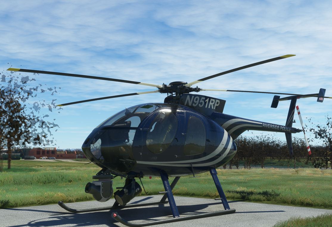 Cowansim 500E - N951RP Riverside Police for Microsoft Flight Simulator ...