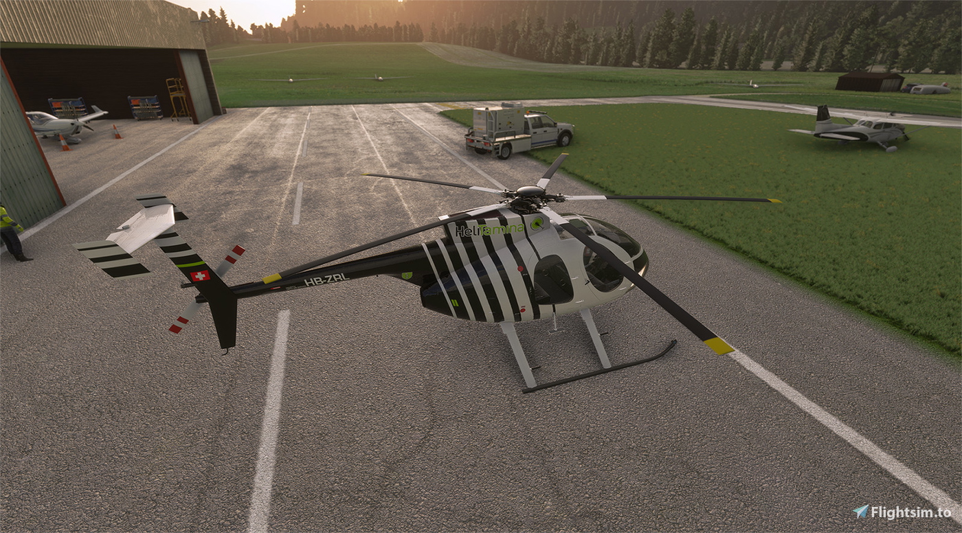 CowanSim MD500E HeliTamina "Zebra" HB-ZRL for Microsoft Flight ...