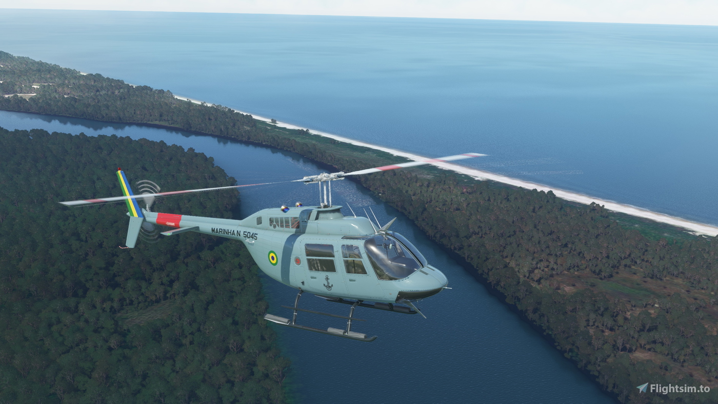 Cowansim Bell 206 Brazilian Navy for Microsoft Flight Simulator | MSFS