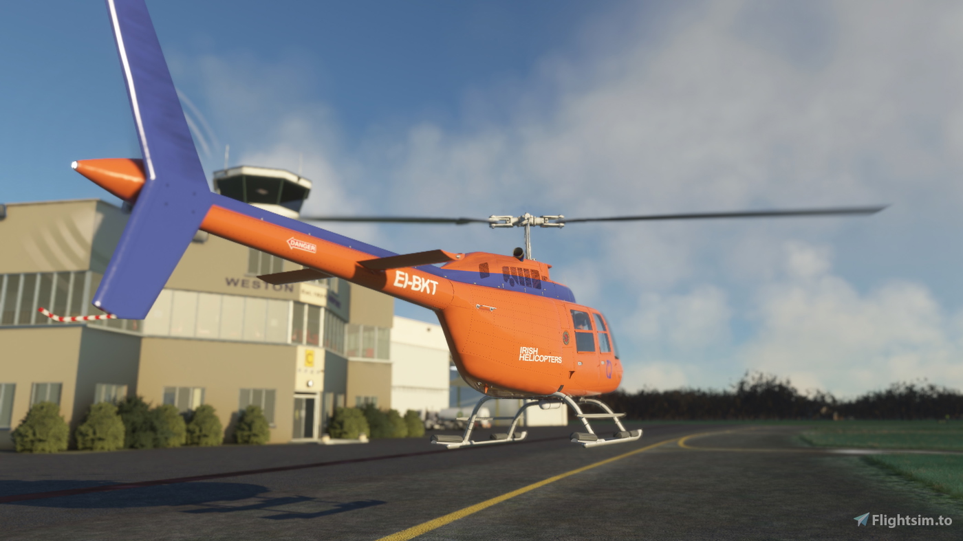 Cowansim Bell 206 EI-BKT for Microsoft Flight Simulator | MSFS