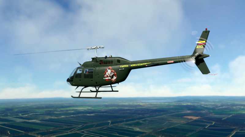 Cowansim Bell TH-57 Sea Ranger Fuerza Aerea Ecuatoriana for Microsoft ...