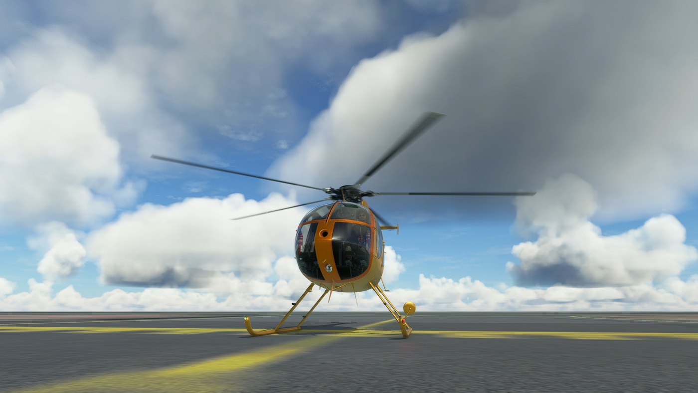 Cowansim MD500E Gold for Microsoft Flight Simulator | MSFS