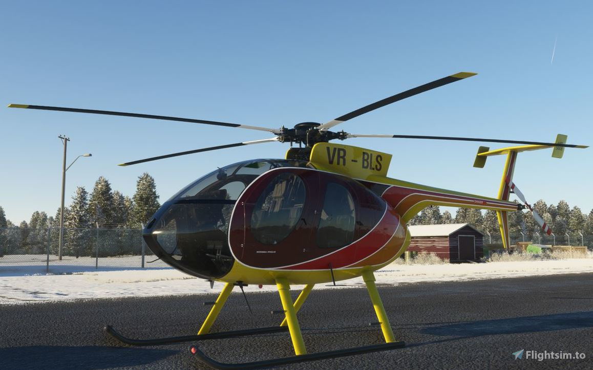 Cowansim MD500E VR-BLS for Microsoft Flight Simulator | MSFS