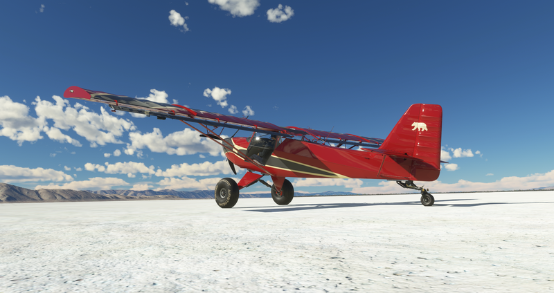 CrimsonFox -- //42 KitFox Fox2 Livery for Microsoft Flight Simulator | MSFS