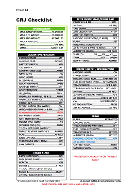 Boeing 747 Checklist for Microsoft Flight Simulator | MSFS