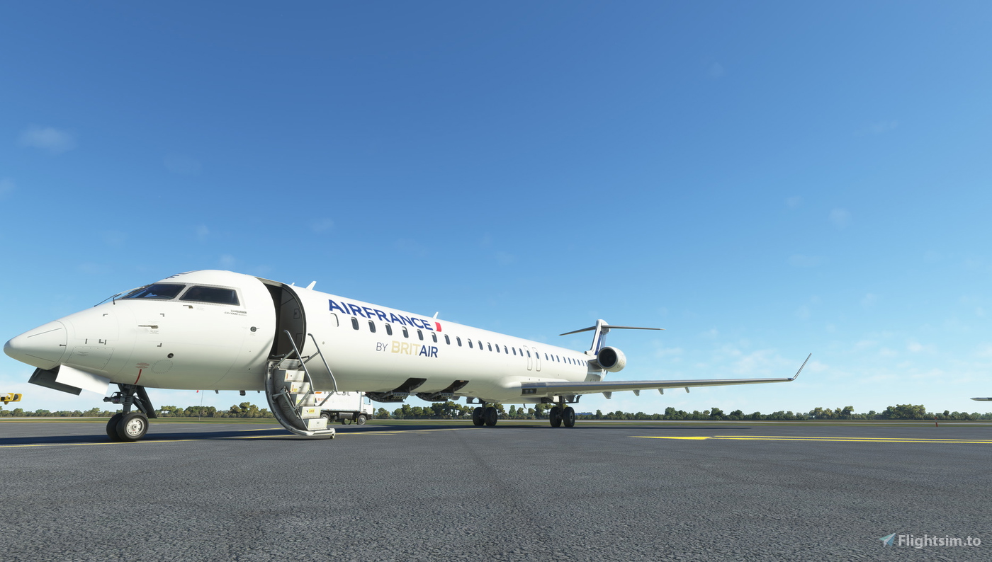 [CRJ V2 ONLY] - CRJ1000 AIR FRANCE BY BRITAIR - F-HMLF - 4K for ...