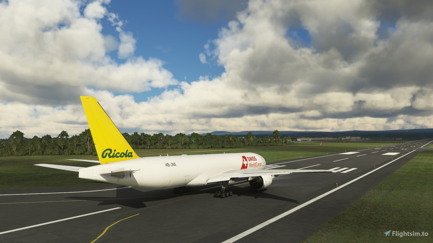CS Boeing 777F Swiss World Cargo "HB-JNX" Ricola for Microsoft Flight ...