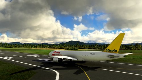 CS Boeing 777F Swiss World Cargo "HB-JNX" Ricola for Microsoft Flight ...