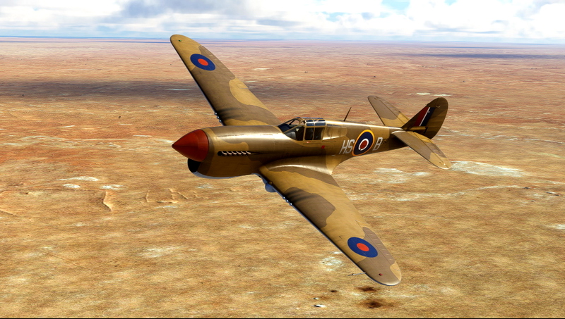 Curtiss P-40F Kittyhawk II RCAF 260 squadron HS-B for Microsoft Flight ...
