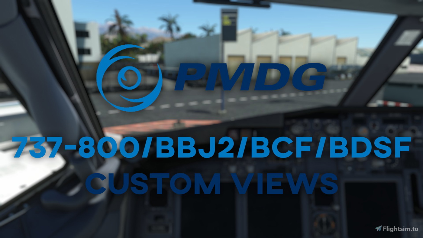 Custom Camera Views for PMDG 737-800 / BBJ2 / BCF / BDSF for Microsoft ...