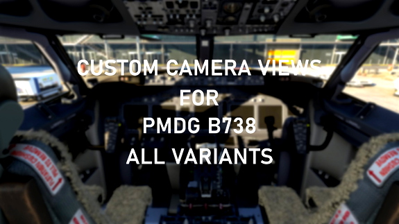 Custom Camera Views [PMDG 738] » Microsoft Flight Simulator