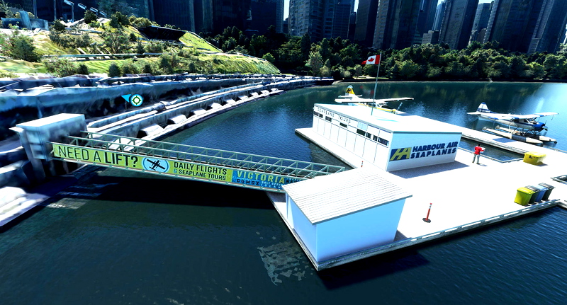 CYHC Vancouver Harbour Airport Canada for Microsoft Flight Simulator | MSFS