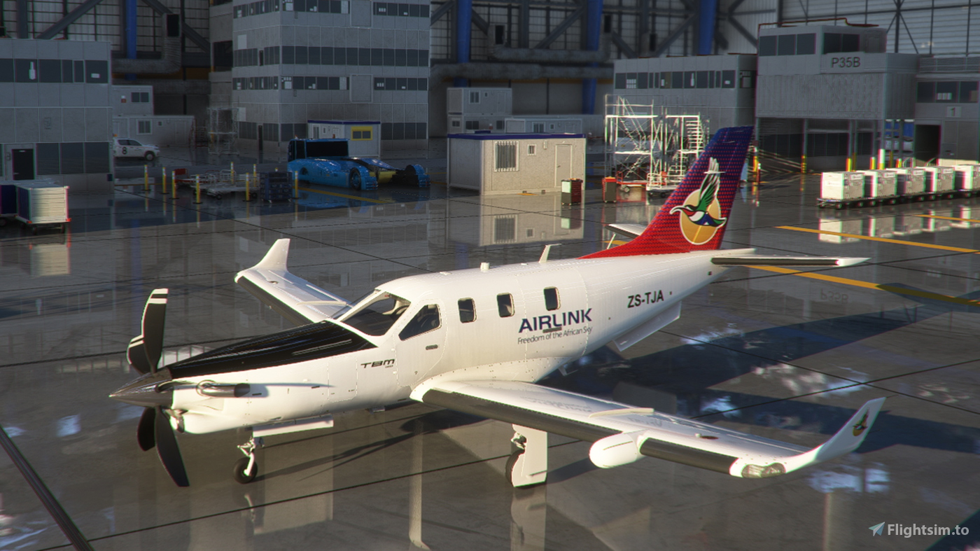 Asobo/Daher TBM930 Airlink "ZS-TJA" (Fictional) for Microsoft Flight ...