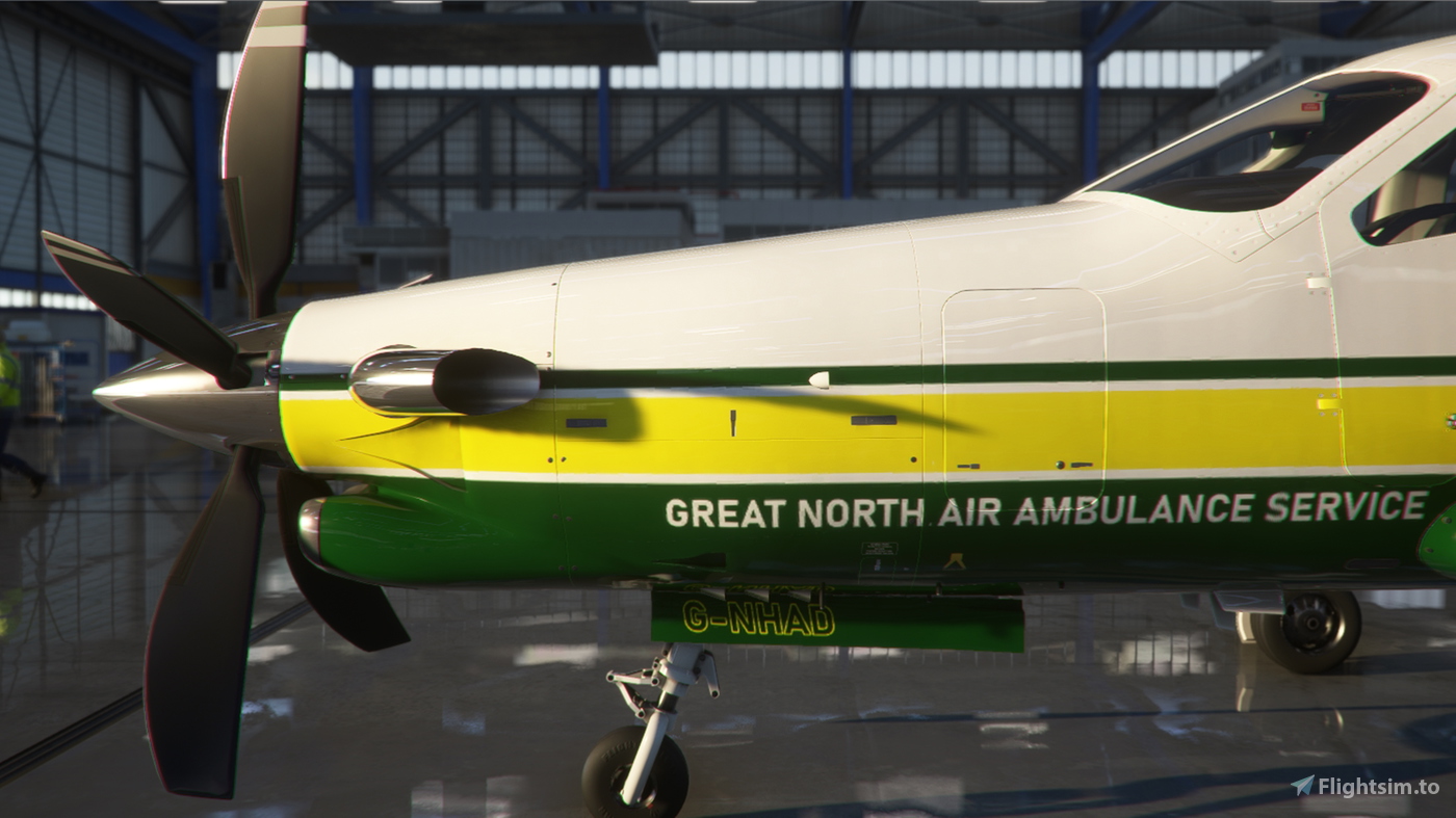 Asobo/Daher TBM930 Great North Air Ambulance Service "G-NHAD ...