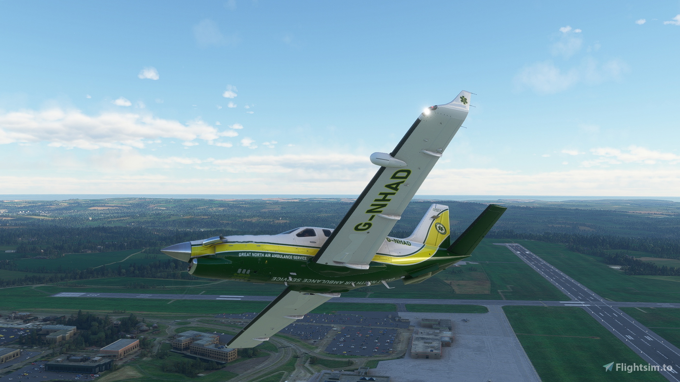 Asobo/Daher TBM930 Great North Air Ambulance Service "G-NHAD ...