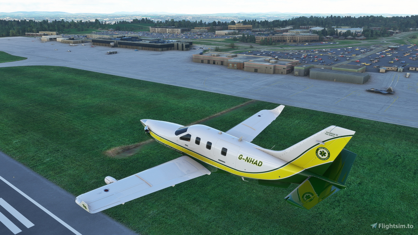 Asobo/Daher TBM930 Great North Air Ambulance Service "G-NHAD ...