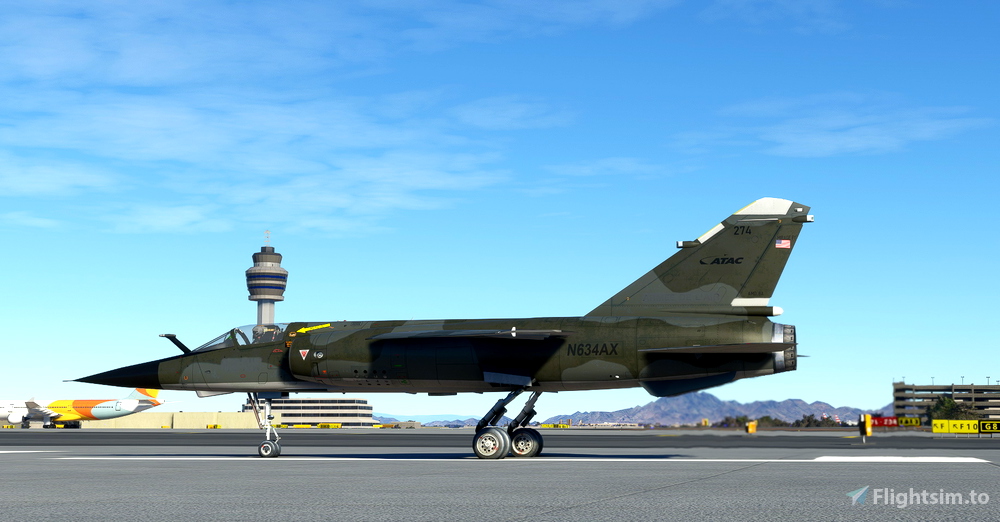 Dassault Mirage F1 N634AX ATAC for Microsoft Flight Simulator | MSFS
