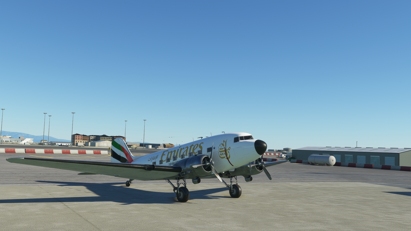 DC-3 Emirates [Fictional] for Microsoft Flight Simulator | MSFS