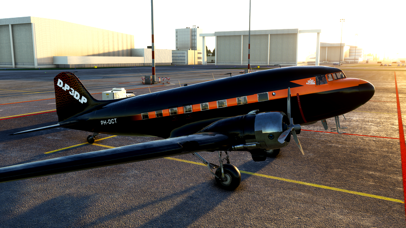 DC-3 / For DutchP3DPilot's Fleet / PH-DCT for Microsoft Flight ...