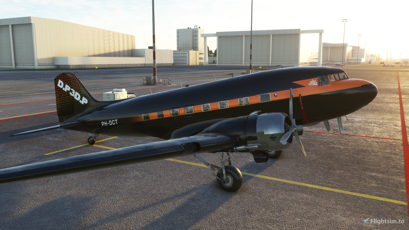 DC-3 / For DutchP3DPilot's Fleet / PH-DCT for Microsoft Flight ...