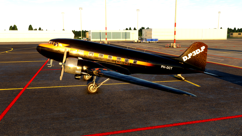 DC-3 / For DutchP3DPilot's Fleet / PH-DCT for Microsoft Flight ...